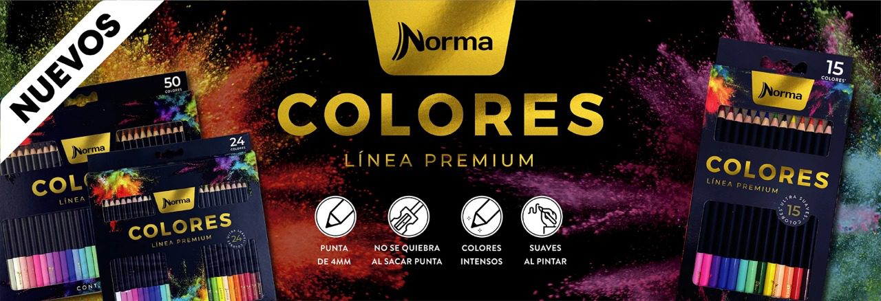 Norma | Cuadernos, lapices de colores, libretas escolares